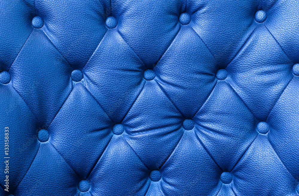 Texture of blue leather vintage sofa for background Stock Photo | Adobe ...