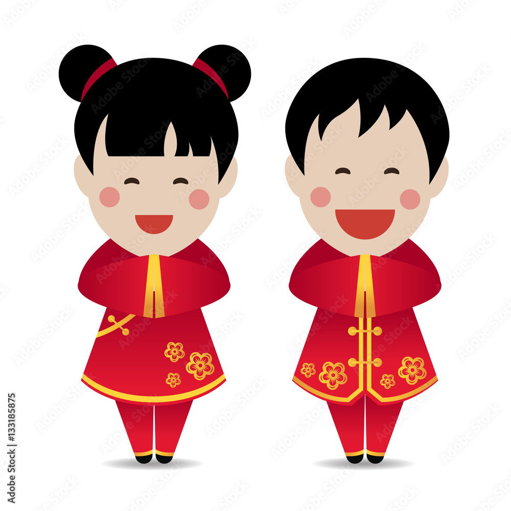 Chinese Boy Clipart