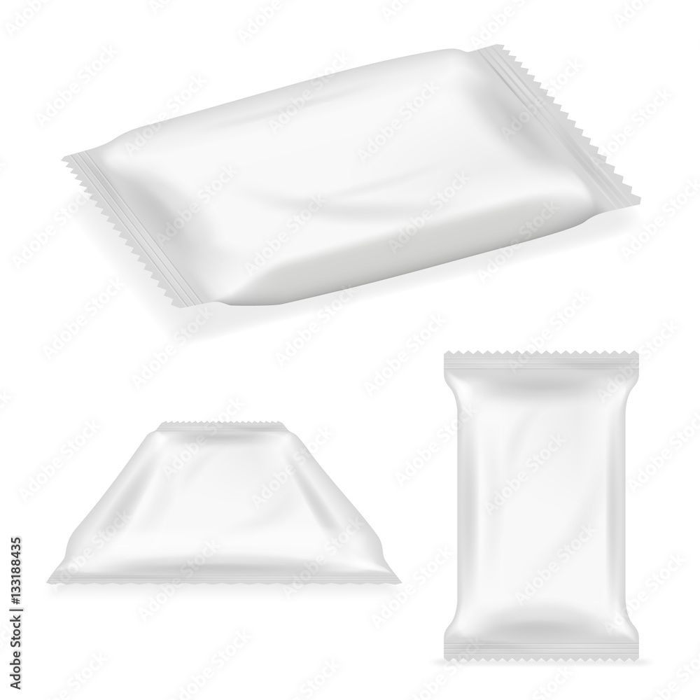 Flow Pack Isolated Icon Set Realistic 3d Design Template Vector ...