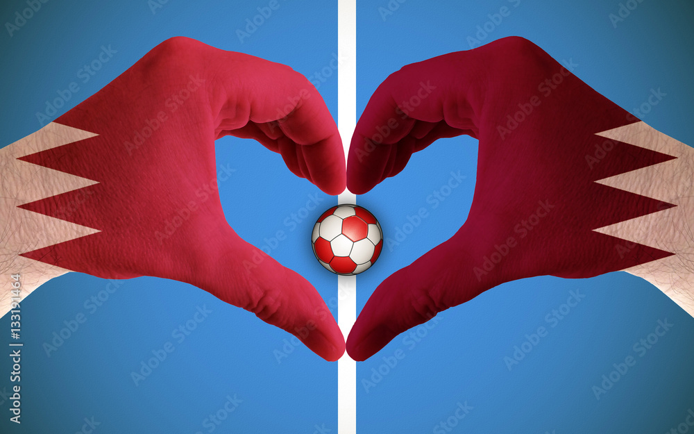 Bahrain vs Qatar World Championship Stock-Illustration | Adobe Stock