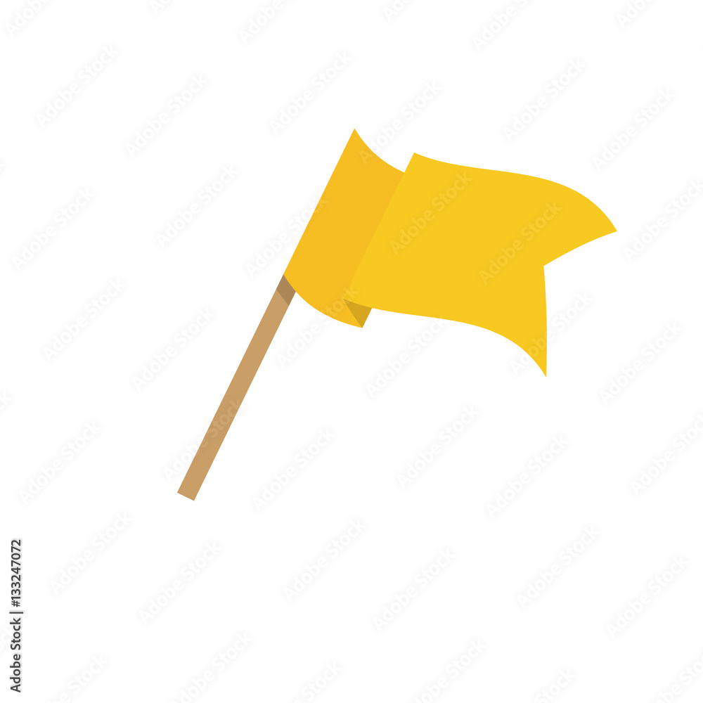 Isolated pennant flag icon vector illustration graphic design Stock ...