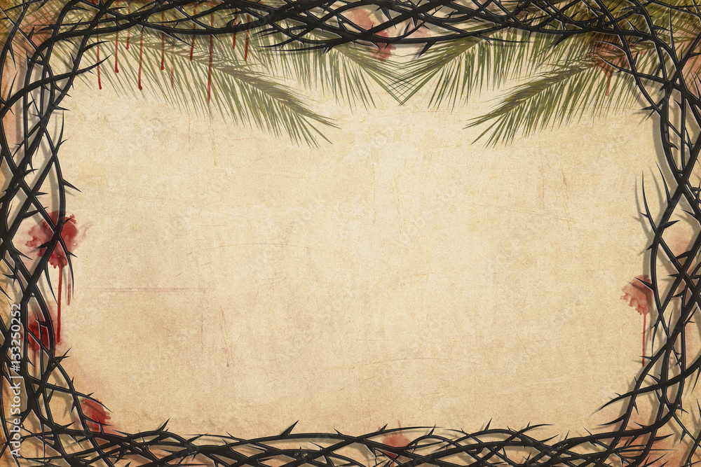 Christian Holy week or Lent season, Passion of Christ background Stock ...