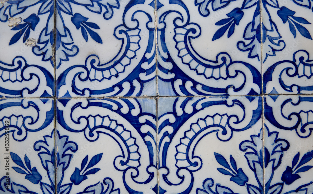 Traditional Portuguese tiles Stock Photo | Adobe Stock