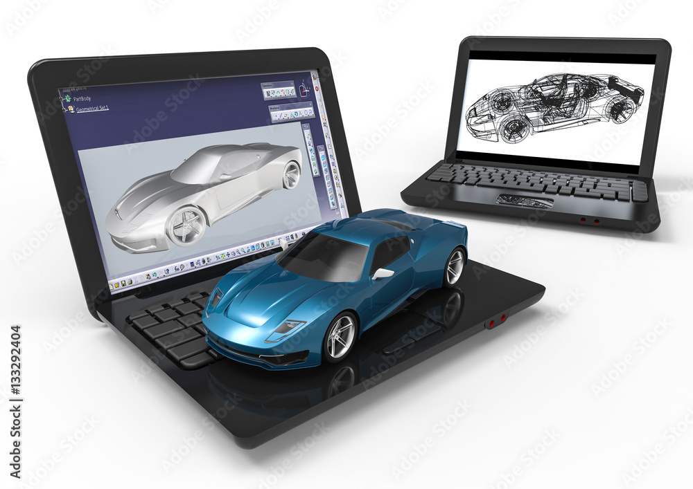 Computer aided Design / 3D render image representing computer aided ...