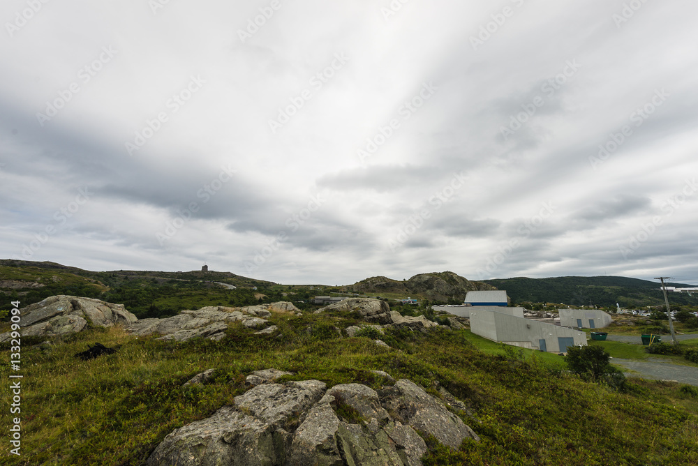 Newfoundland Harbour Stock Photo | Adobe Stock
