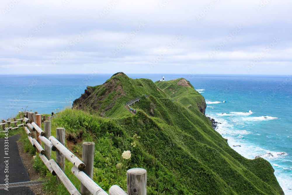 Cape Kamui is located in Shakotan, Hokkaido, Japan. It is also known as ...