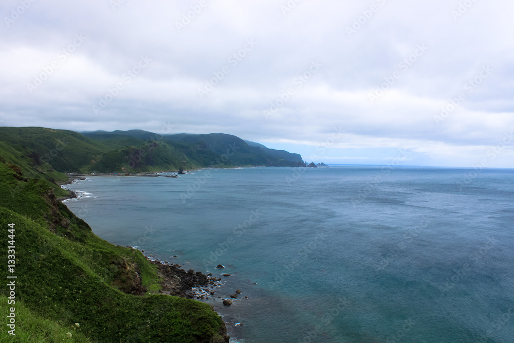 Cape Kamui is located in Shakotan, Hokkaido, Japan. It is also known as ...