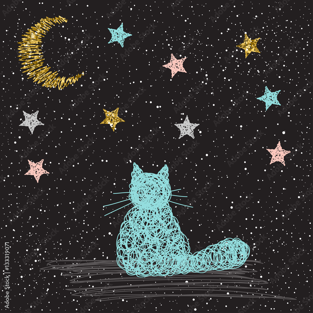 Tumblr Cat Pattern Background