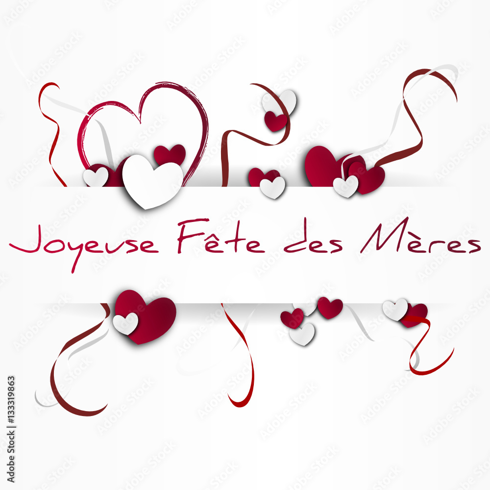 joyeuse fête des mères Stock Vector | Adobe Stock