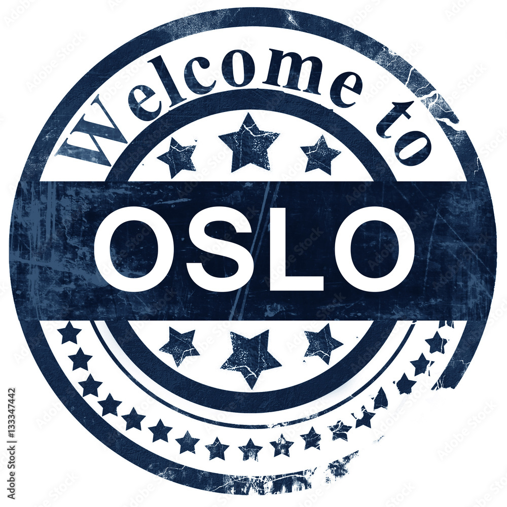 Oslo stamp on white background Stock Illustration | Adobe Stock