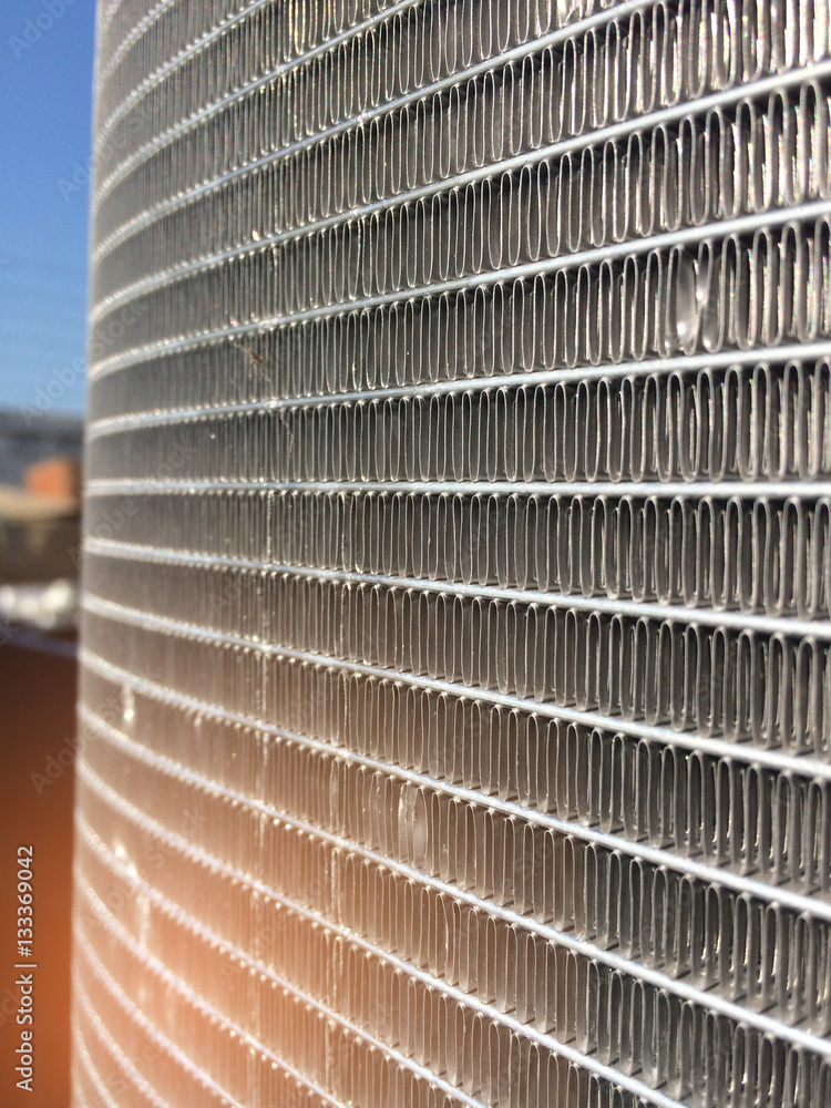 Condenser unit used in central air conditioning systems - heat ...