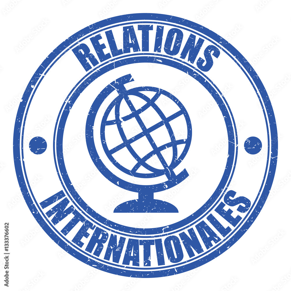 Logo relations internationales. Stock-Vektorgrafik | Adobe Stock