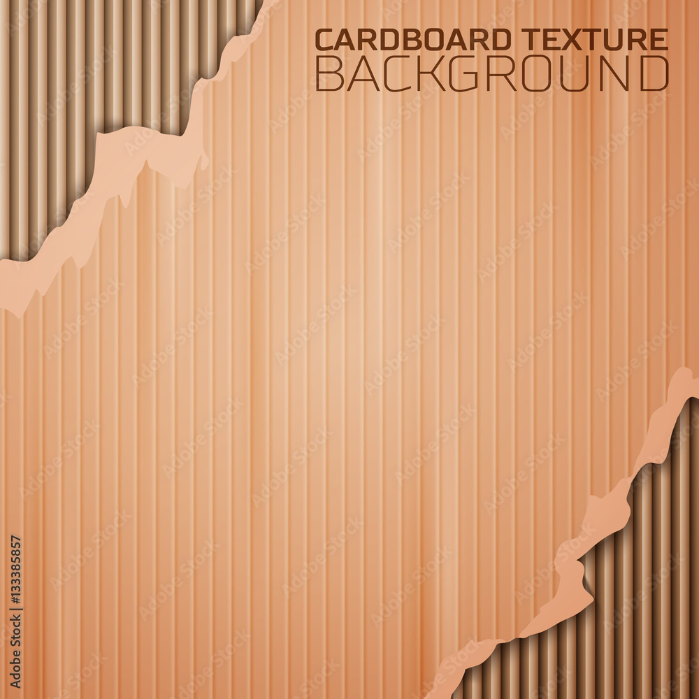 Cardboard texture background Stock Vector | Adobe Stock