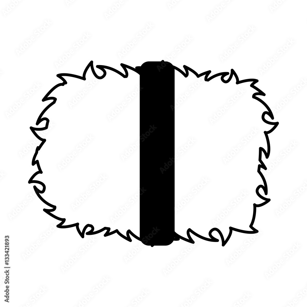 straw block isolated icon vector illustration design Stock Vector ...