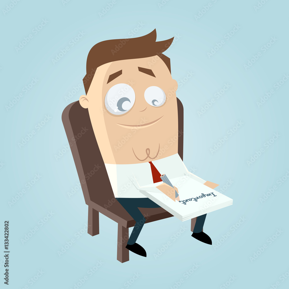 writing down important note clipart Stock Vector | Adobe Stock