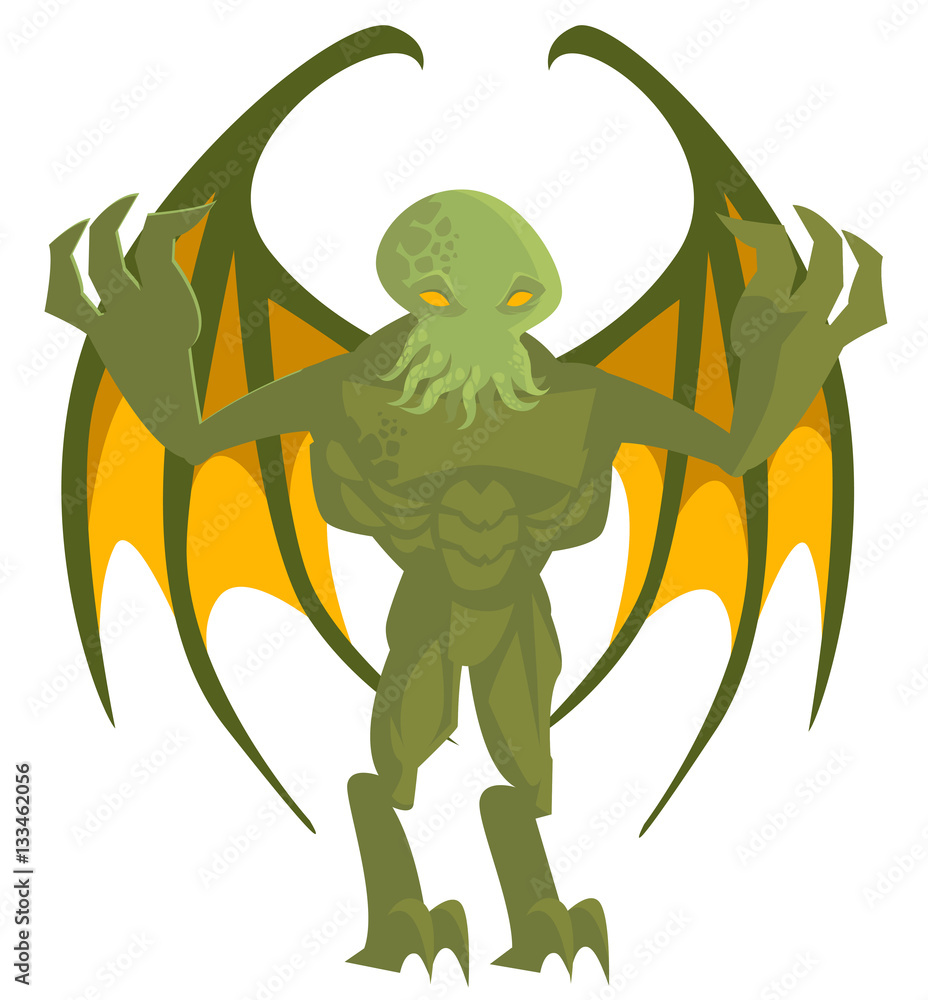 Evil Cartoon Octopus