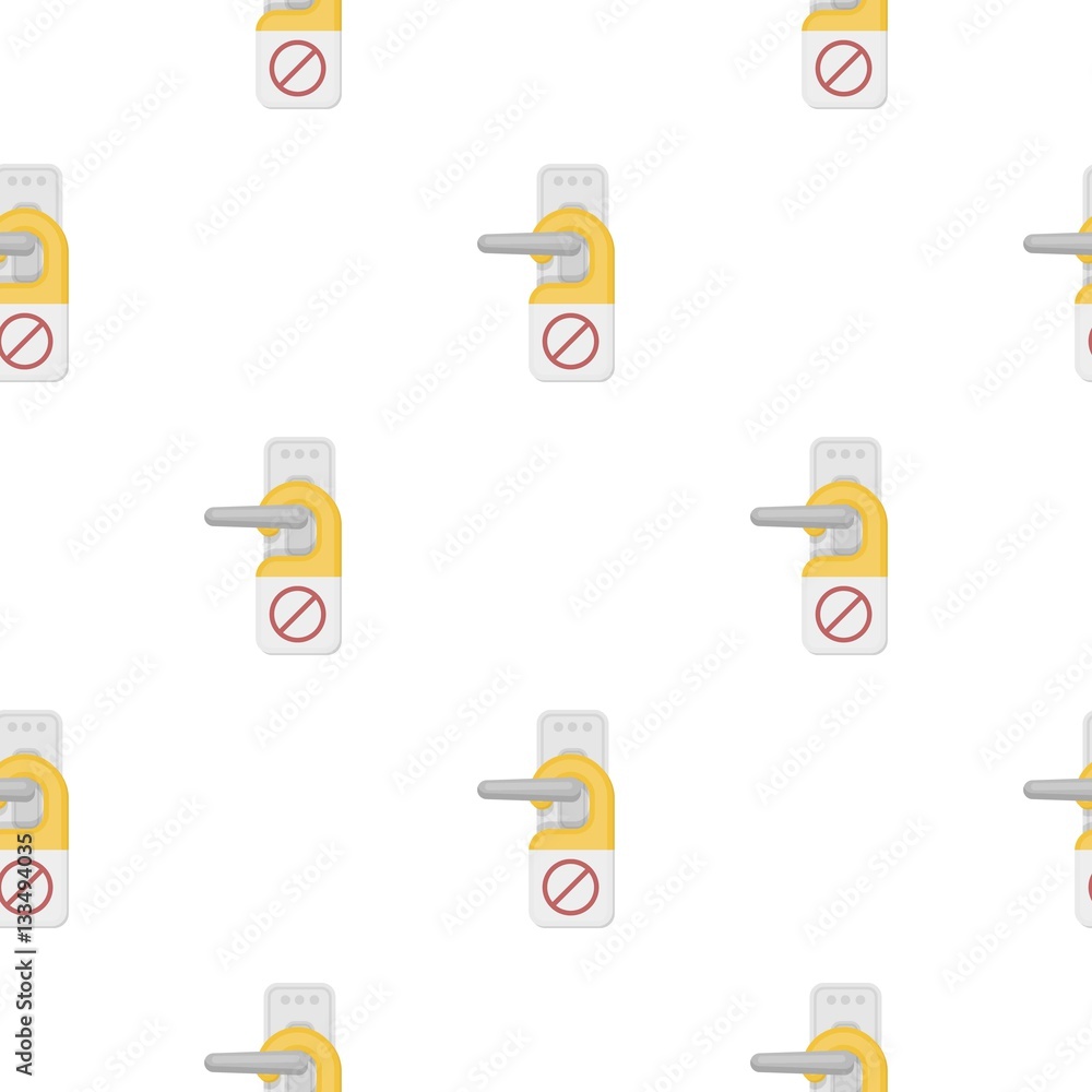 Do not disturb sign icon in cartoon style isolated on white background ...