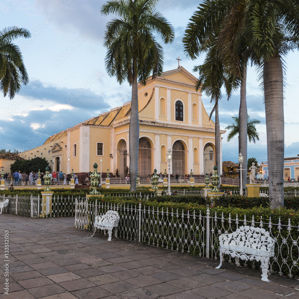 Kuba,Trinidad; " Plaza Mayor " , der wohl bekannteste Platz in Kuba ...