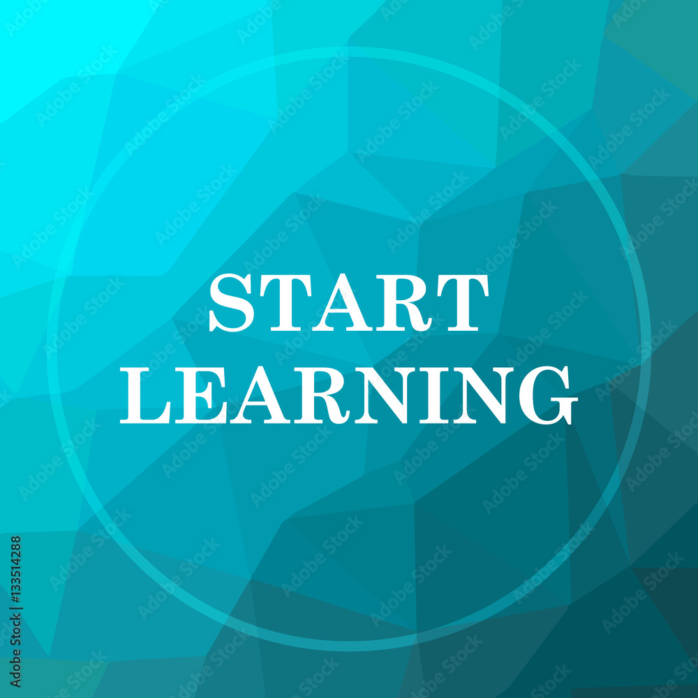 Start learn icon Stock Illustration | Adobe Stock