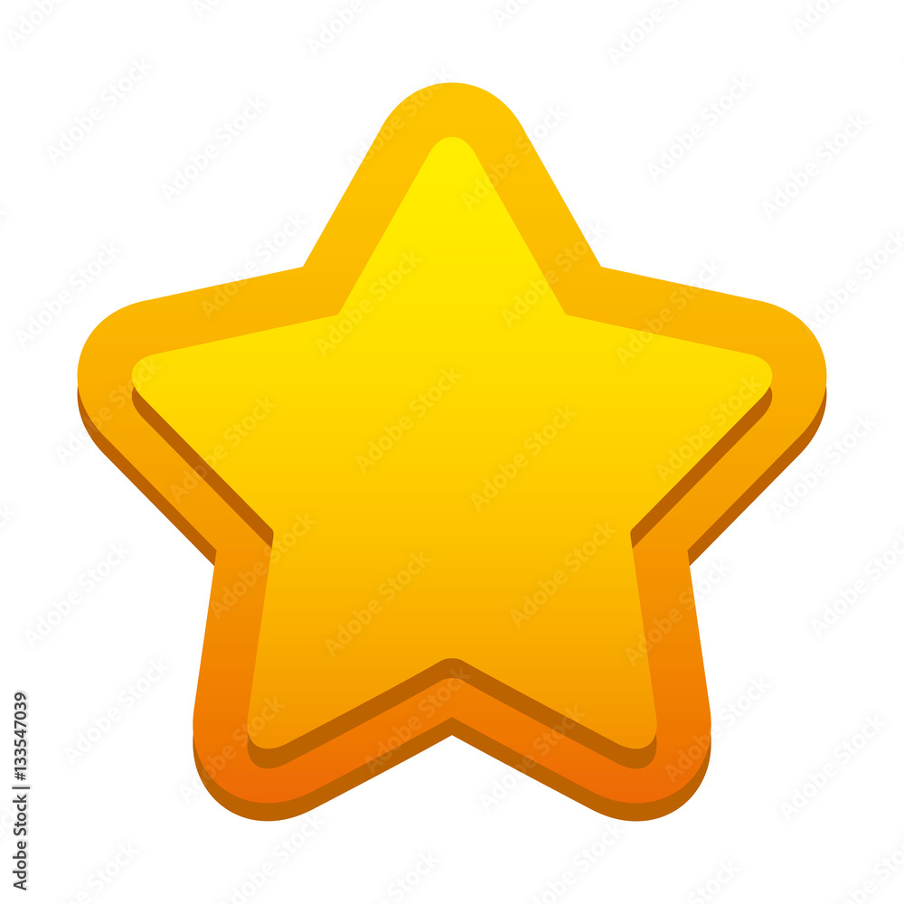 game star isolated icon vector illustration design Stock Vector | Adobe ...