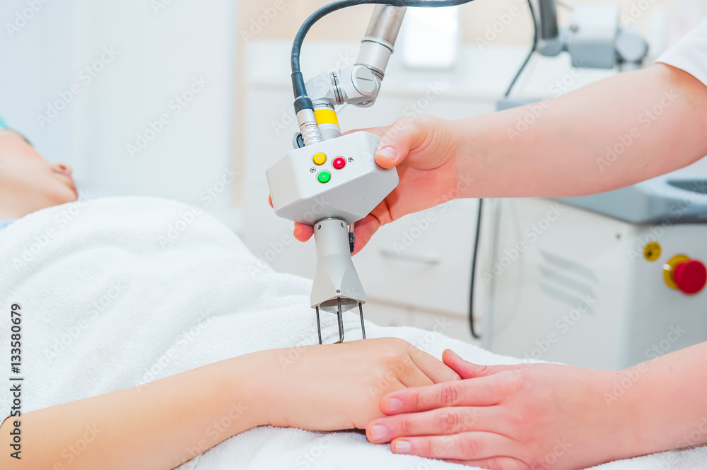 The process of aesthetic laser correction procedure of scars and ...