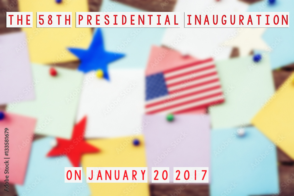 Presidential Inauguration Day On January 20, 2017. Americans celebrate ...