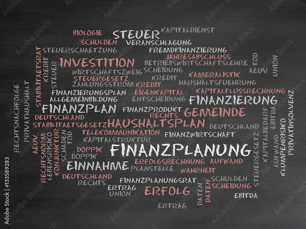 Finanzplanung ilustración de Stock | Adobe Stock