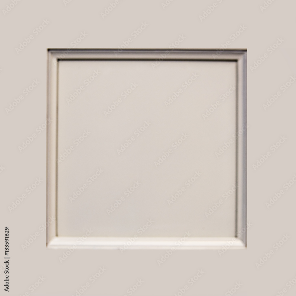 Single door in off white color with modern door style Stock Photo ...