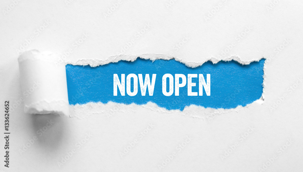 Now Open Stock Photo | Adobe Stock