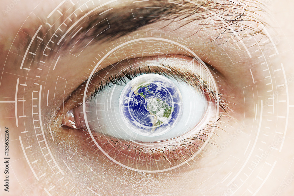 Cyber eye Stock Photo | Adobe Stock