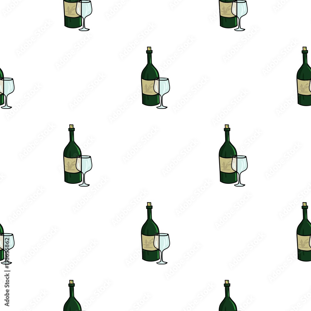 Italian wine from Italy icon in cartoon style isolated on white ...