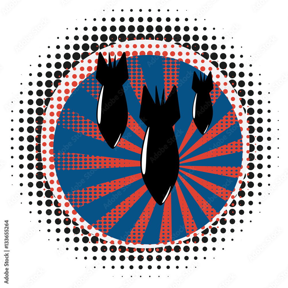Cartoon Air Bomb Stock Vector | Adobe Stock