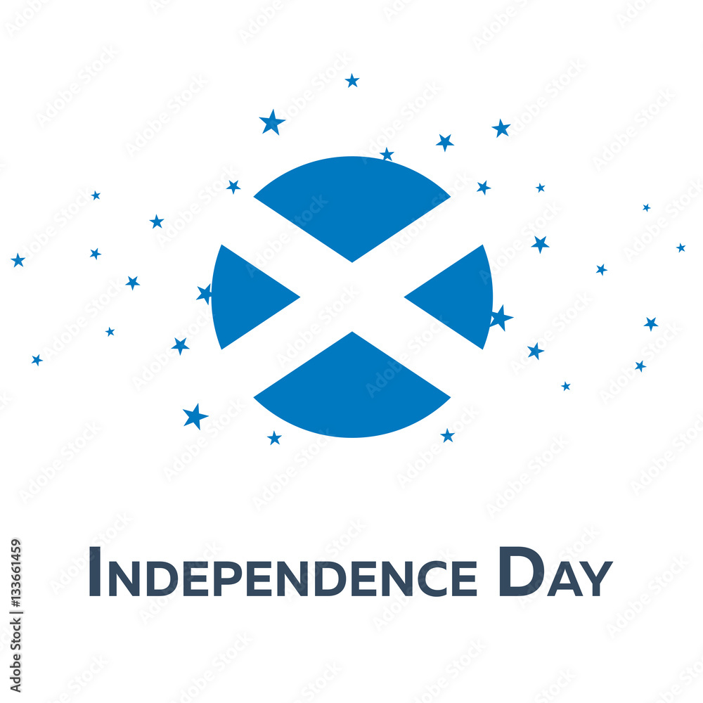 Independence day of Scotland. Patriotic Banner. Vector illustration ...