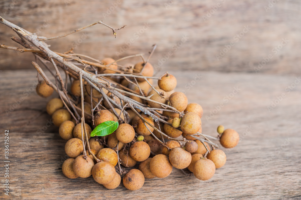 Longan Fresh Dimocarpus longan. A bunch of Longan and Peel show the ...