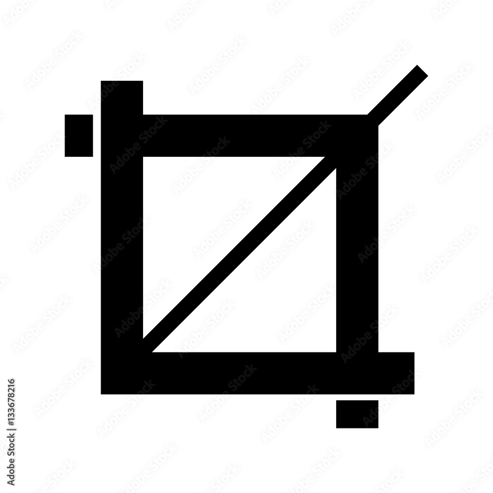 Vecteur Stock zoom image photographic icon vector illustration design ...