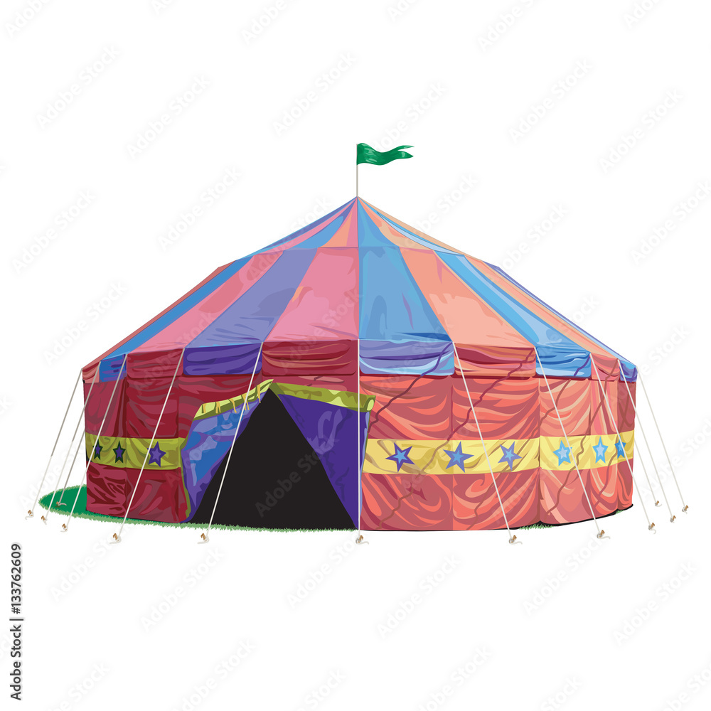 Open Circus Tent