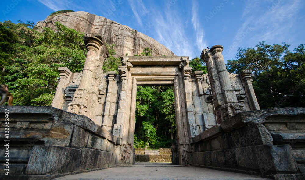 Yapahuwa An ancient fortress and capital built in the early 13th ...