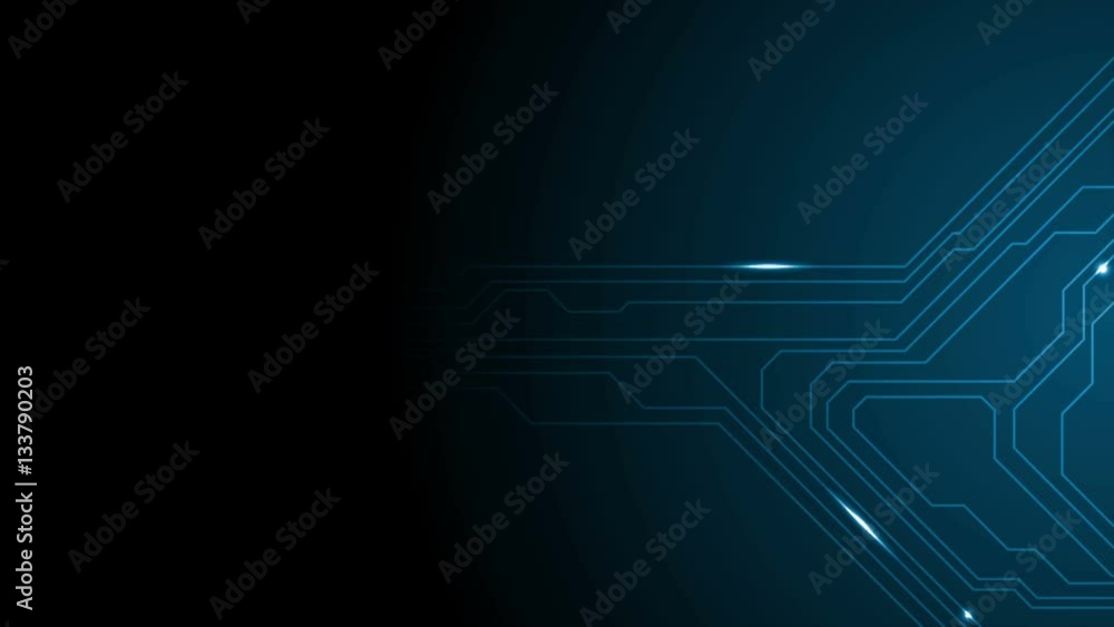 Dark blue tech circuit board technology animated background. Video ... Dark blue tech circuit board technology animated background. Video ...