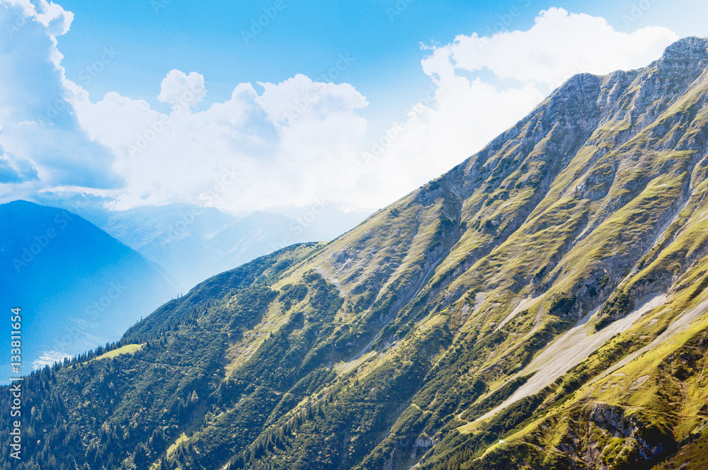 Tyrolean Alps near the peak Hafelekar in Innsbruck , Austria Stock ...