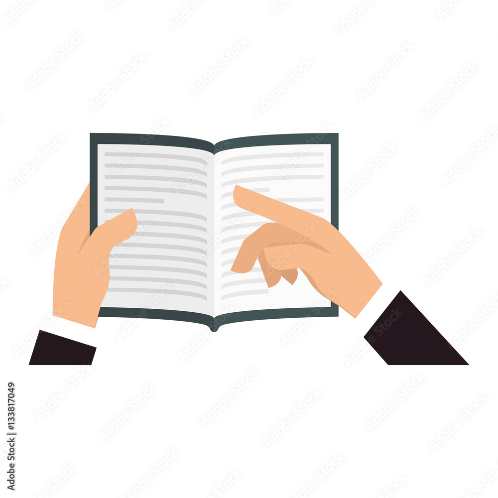 hands holding book icon image vector illustration design Stock Vector ...