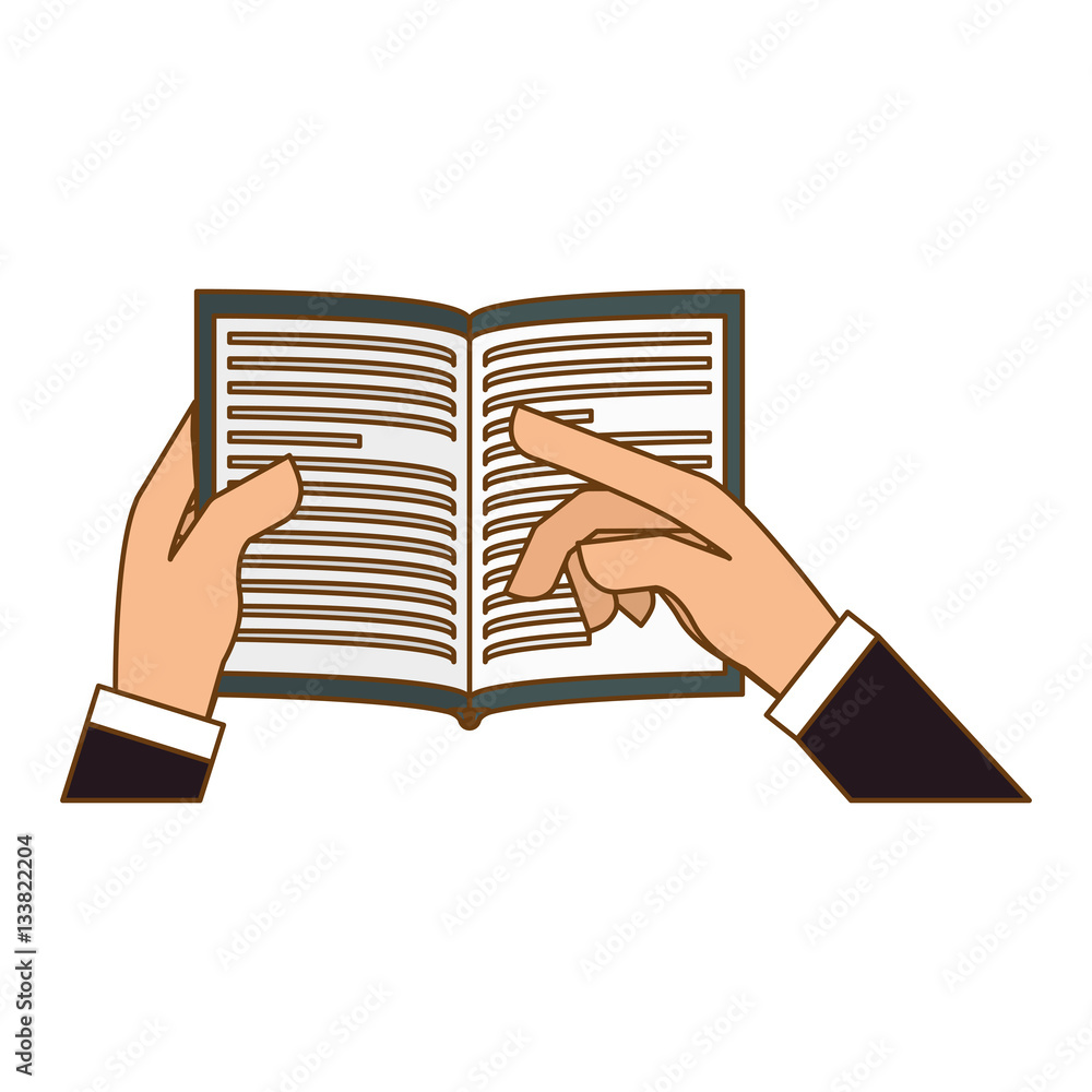 hands holding book icon image vector illustration design Stock Vector ...