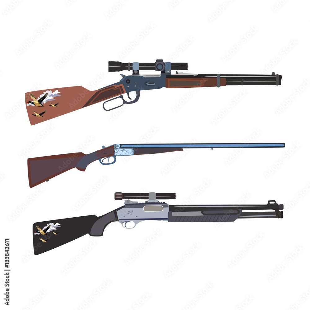 Hunting Rifle Vector