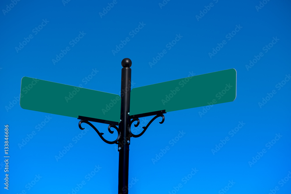 Sign post with freespace Stock Photo | Adobe Stock