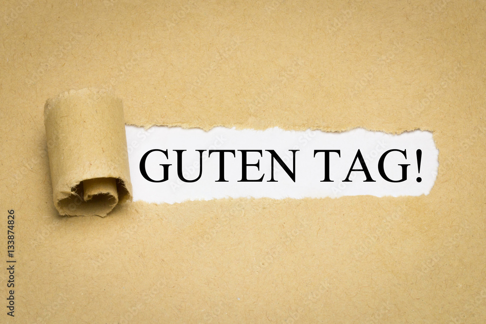 Guten Tag! Stock Photo | Adobe Stock