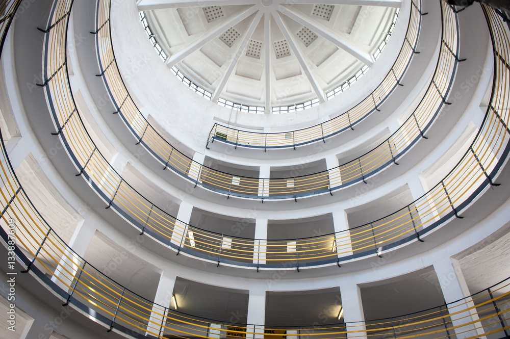 Round garage circle interior Stock Photo | Adobe Stock