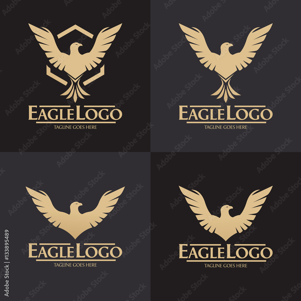 Eagle logo design template ,Vector illustration Stock Vector | Adobe Stock