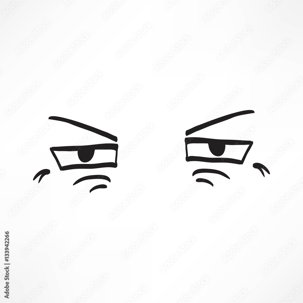 Eye vector sketch icon isolated on background. Hand drawn Eye icon. Eye ...