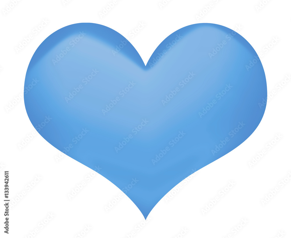 Heart symbol isolated Stock Illustration | Adobe Stock