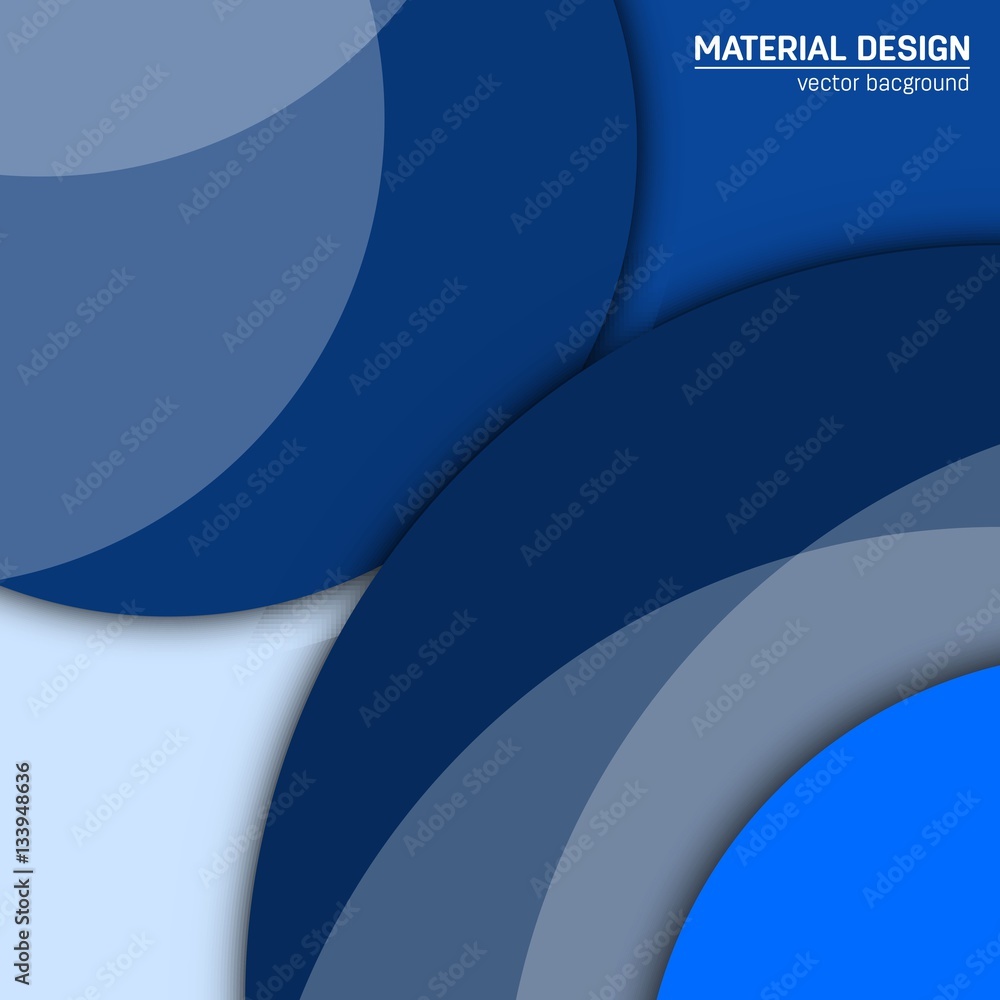 Vector material design background. Abstract creative concept layout ...