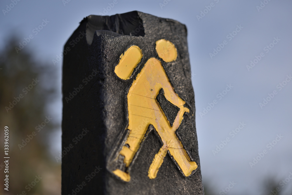 Wicklow Way sign Stock Photo | Adobe Stock